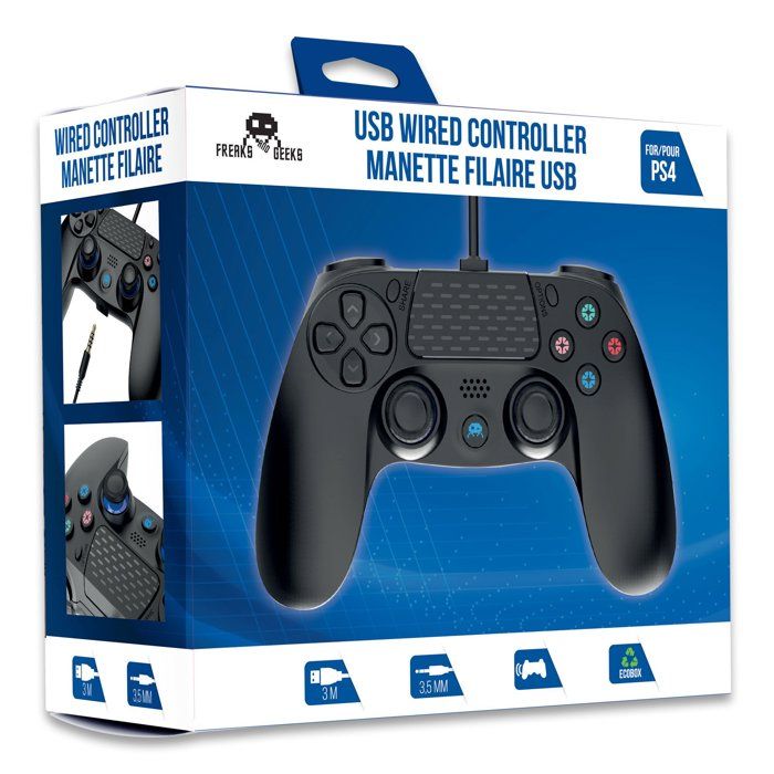 Manette Filaire Noire - Freaks And Geeks-Accessoire-PS4 - Cdiscount ...