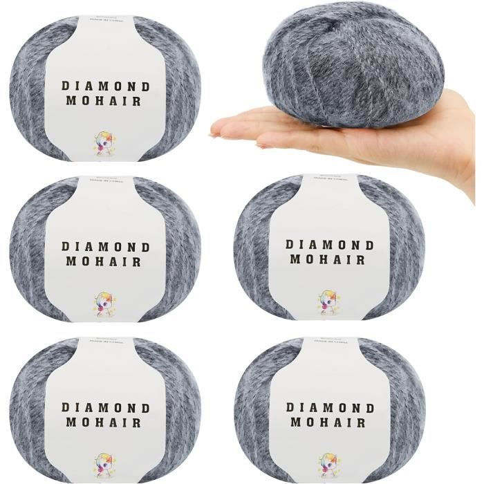 6 Pack Fil De Laine À Tricoter Fil Acrylique Multicolore Fil De Crochet ...
