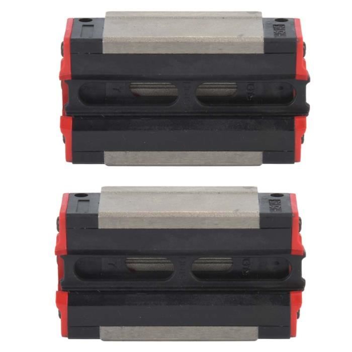 YOSOO 2pcs HGH15CA Mini Guide Rail Block en Acier pour Mouvement ...