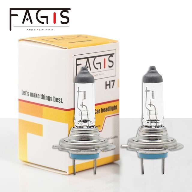 AMPOULE HALOGENE,H7--phare de voiture blanc H7 12V 55W, ampoules ...