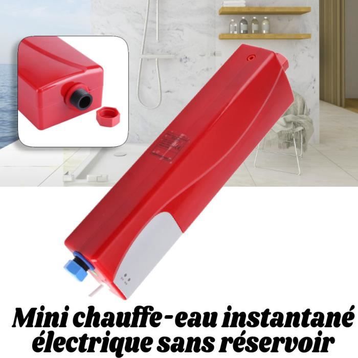 Mini Chauffe-eau instantané électrique avec Indicateur LED pour cuisine ...