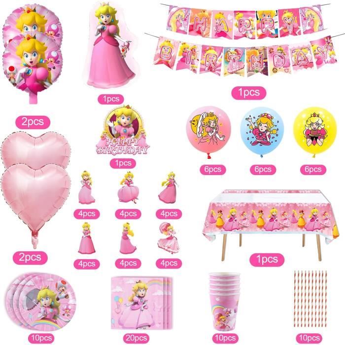 103 Pcs Decoration Anniversaire Peach, Ballon Peach, Ballon Helium ...