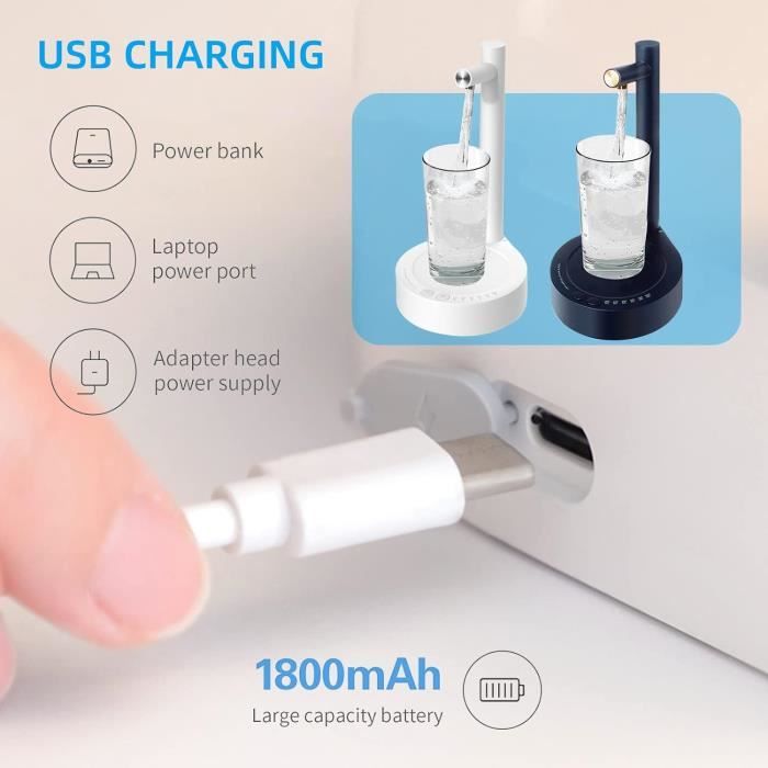 Distributeur D'Eau En Bouteille Automatique, Recharge Usb Pompe À Eau ...