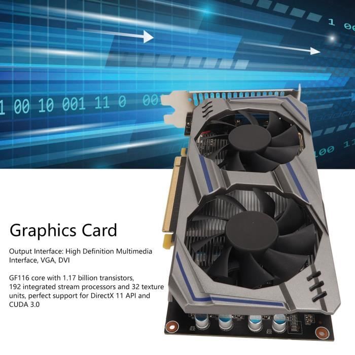 Carte graphique - Vvikizy - GTX550Ti - 8Go GDDR5 - DirectX 11 - Sorties ...