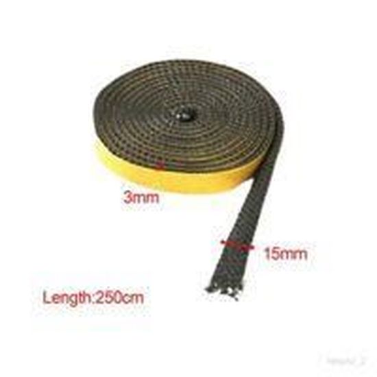 Ruban de joint pour poêles à bois, cordon de joint gris, corde en fibre ...