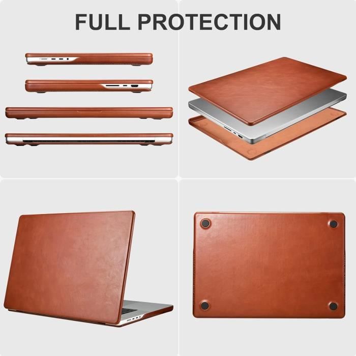 Icarerfamily Étui En Cuir Macbook Pro 14 2021 A2442 - 2023 A2779, Étui ...