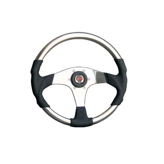 Volant matrix - Volant inox-noir'matrix' 350mm- NC - Cdiscount Auto