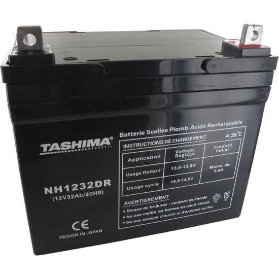 Batterie moto NH1232R / NH1232DR 12V 32Ah - Cdiscount Auto