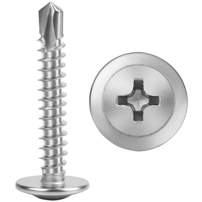 Vis Autoforeuse Metal M4 x 19 mm [200 Pièces] - Vis Autoperforante à ...