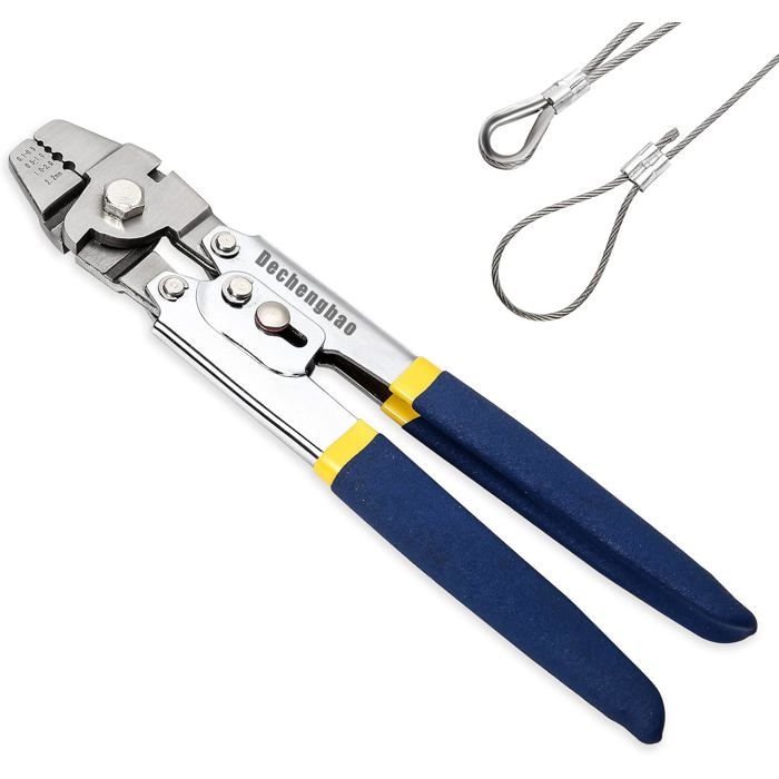 Sertisseur de cble mtallique pour lignes de pche outil de sertissage en ...