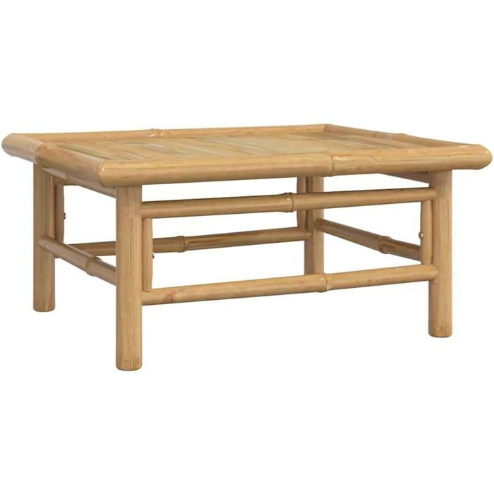 Bamboo Garden Table 65 x 55 x 30 cm 36228220 - Cdiscount Jardin