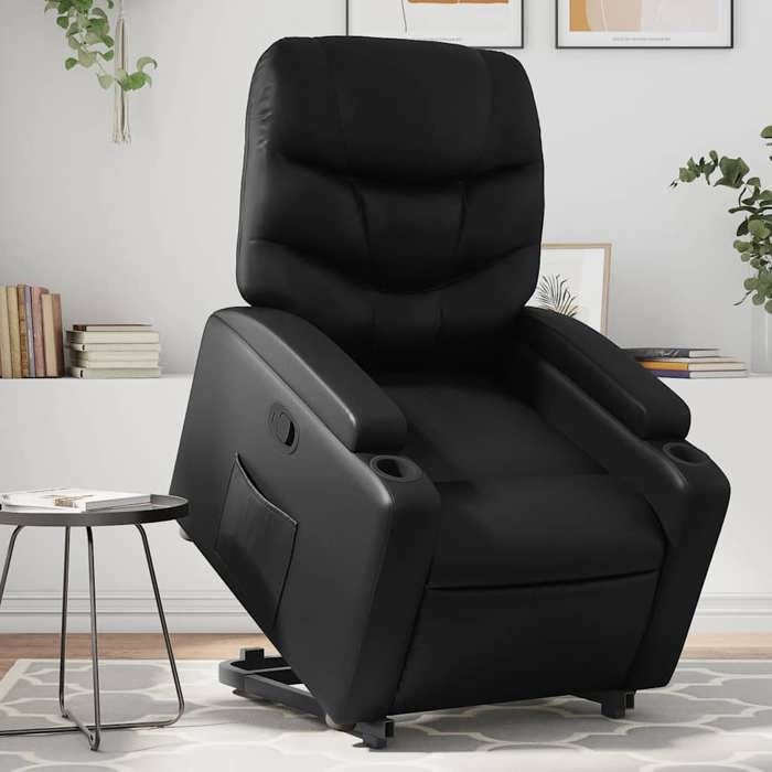 BONNIE®（Noir）Fauteuil releveur - dossier inclinable/135 degrés - Noir ...