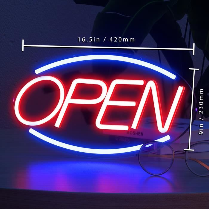 Panneau LED pour magasin, lampes néon, enseignes pour entreprises ...
