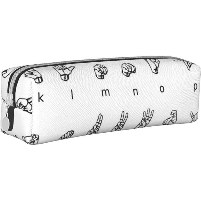 Petite Trousse De Maquillage Pour Femme En Cuir Avec Fermeture Éclair ...