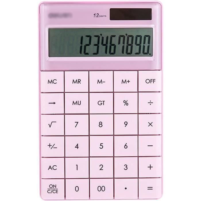 Calculatrice Scientifique Dual Power, Solar À 12 Chiffres Mini ...