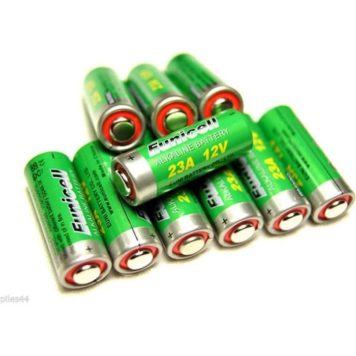 10 PILE 12V 60mAh 23A A23 23AE MN21 Grande Capacité # 17 - Cdiscount ...