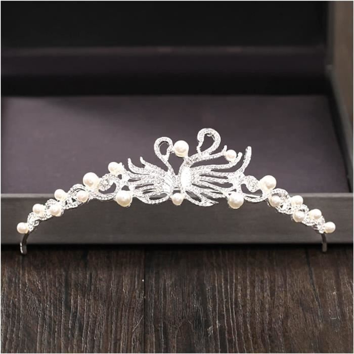 Vintage Royal Queen Crown Baroque Strass Diadèmes Couronne Mariée ...