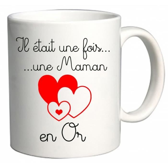 Mug il était une fois une maman en or - CDA260246-21812 - Cdiscount Maison