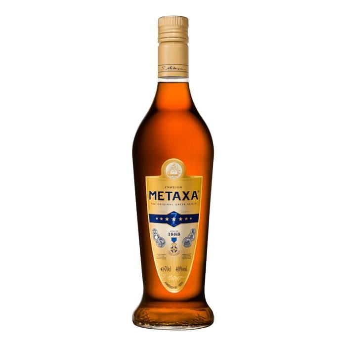 Metaxa 7 Stars, 1000 ml, Cognac, 40%, Grèce - La cave Cdiscount