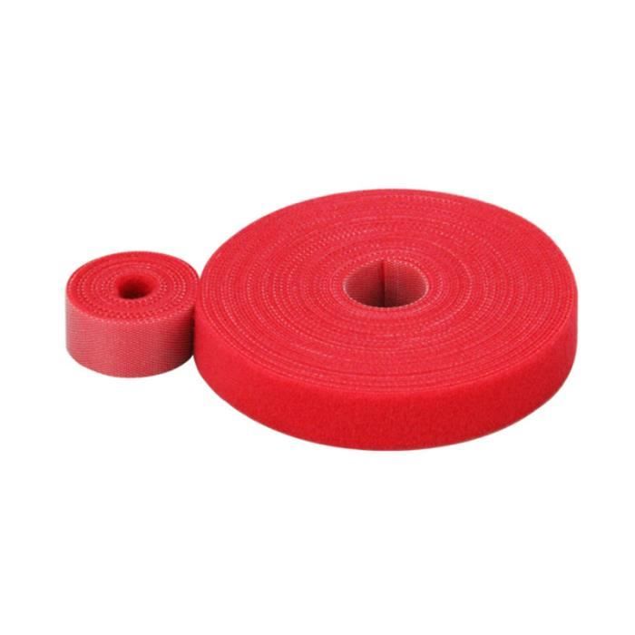 Collier de serrage,Attache de câble auto-adhésive réutilisable en Nylon ...