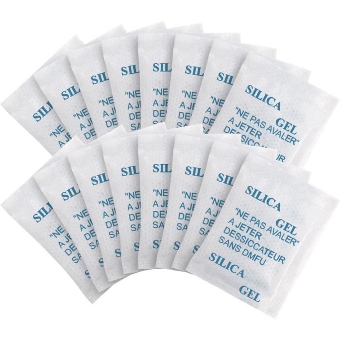 Lot De 3 Gram De 100 Sachets Gel De Silice Déshydratant, Absorbant L ...