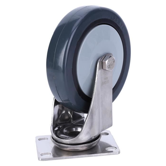 URB roulette Roue pivotante universelle de 2,5 pouces avec plaque ...