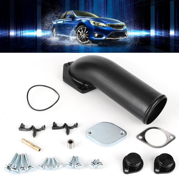 Dilwe Kit de valve EGR Kit de Vanne EGR et Suppression de Refroidisseur Coude d'Admission pour ...