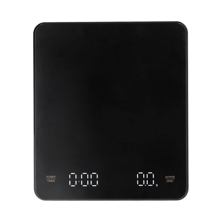Fdit Balance électrique Balance à Café Électronique Affichage LCD 3kg Charge USB Balance ...