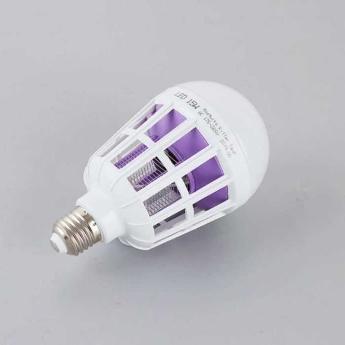 LAMPE ANTI-INSECTE,9w moustiques ampoule LED piège à insectes mouches ...
