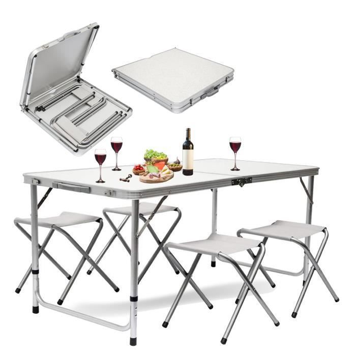MaxxGarden Table Pliante - Table au Camping - à la Plage - aux fêtes ...