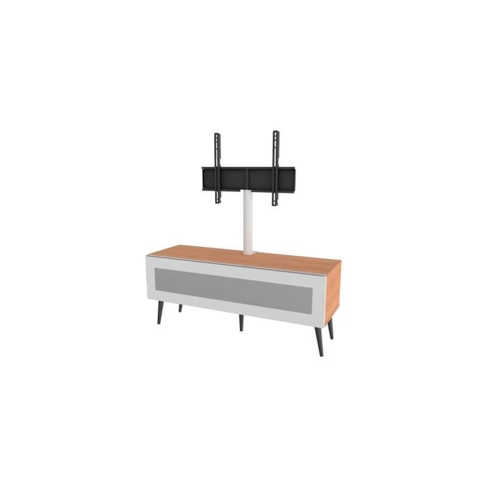 Meliconi Topline Visby 120 Bois clair - Meuble TV avec Support ...