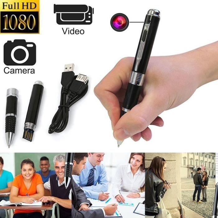 16GB 1080P HD caméra vidéo espion caché DVR caméra stylo caché discret ...
