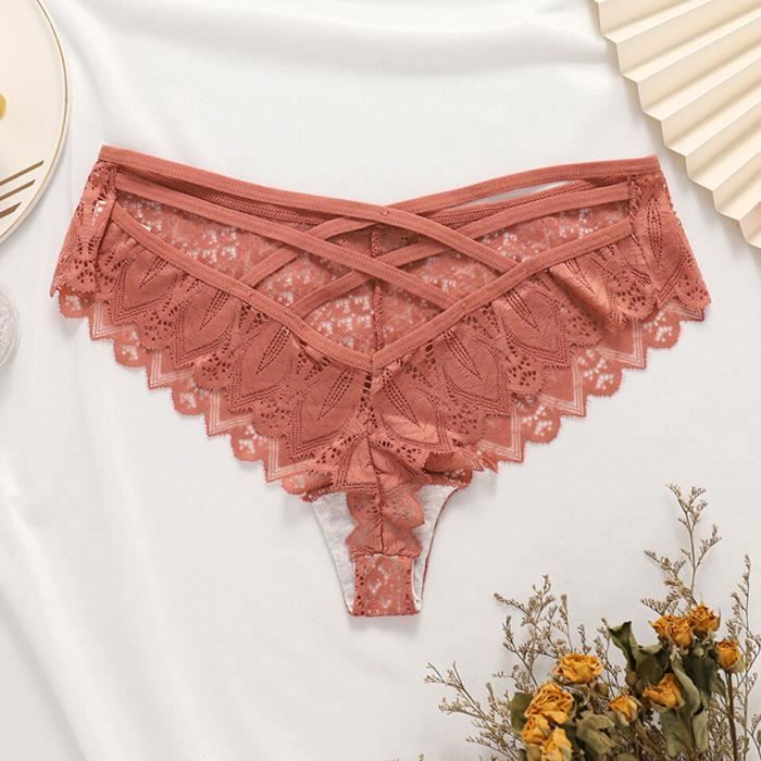 Culotte-slip,string femme sexy Culotte en dentelle pour femmes sous ...