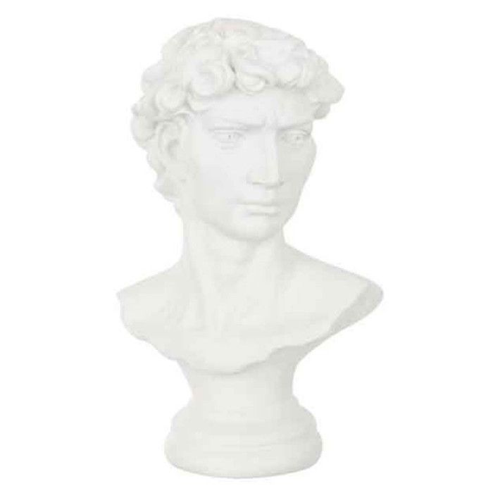 Statuette Déco "Buste de David" 36cm Blanc - Cdiscount Maison