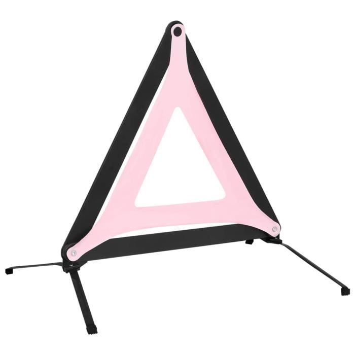 ABB Triangles de signalisation routière 4pcs Rouge 56,5x36,5x44,5cm ...