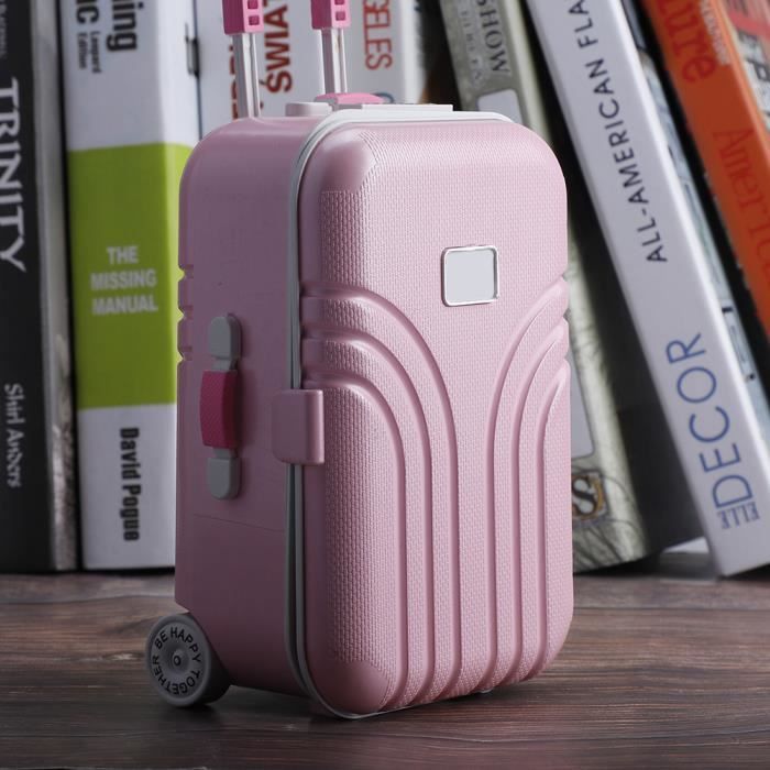 Qqmora boîte à musique modèle valise Valise rose mignonne pour fille ...