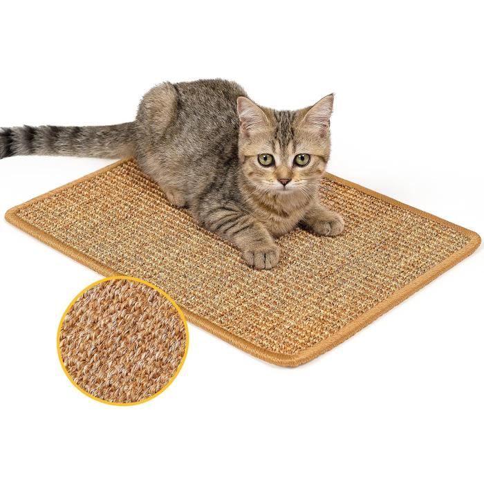 Tapis Griffoir Pour Chat Mural,Grattoir Chat En Sisal Naturel,Poteau ...