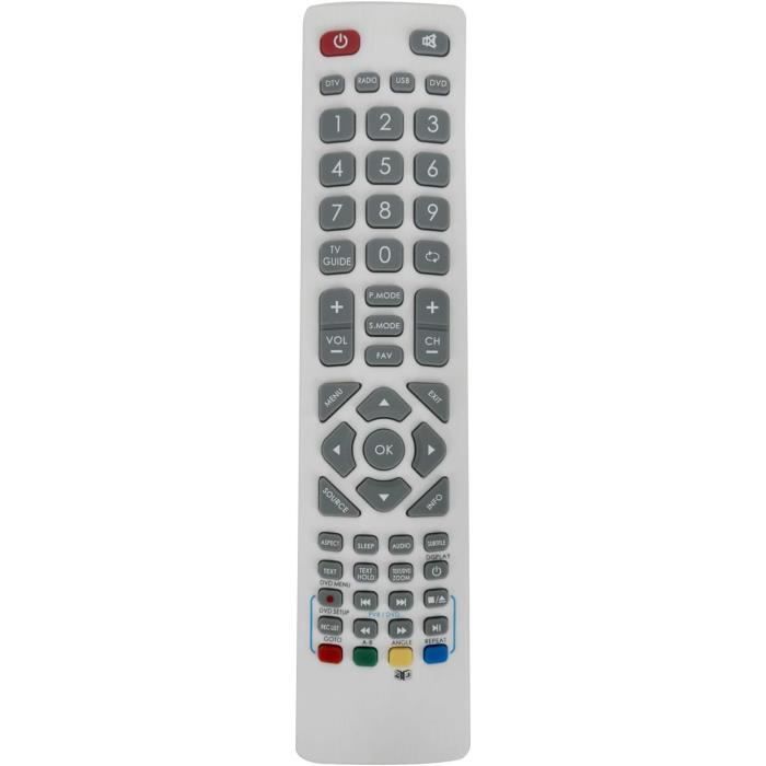 Aquos Shw-Rmc - 0105 Télécommande De Remplacement Pour Sharp Lcd Led 3D Hd Smart Tv Lc32Di3221Kw ...