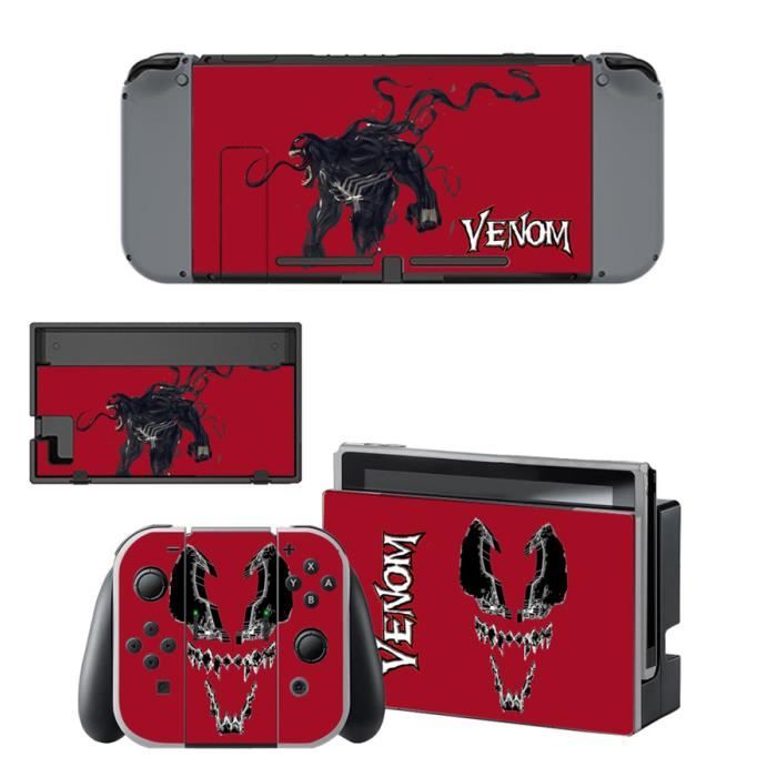 Sticker pour Nintendo Switch, Venom Kit Autocollant Skin Protection ...