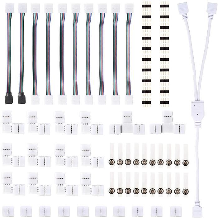 Connecteur Ruban LED, Connecteur Bande LED Avec Vis, Comprend ...