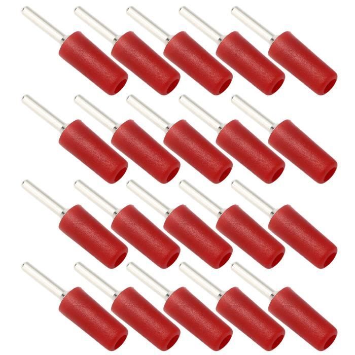 Tbest Pin Banana Plug, Male Bananas Plugs 2mm for Connection bricolage ...