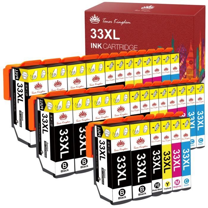 TONER KINGDOM 30 Pack Cartouche Epson XP-7100 XP-540 XP-530 XP-640 XP ... TONER KINGDOM 30 Pack Cartouche Epson XP-7100 XP-540 XP-530 XP-640 XP ...
