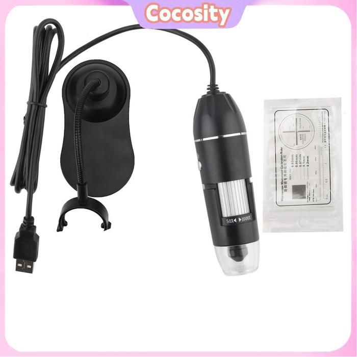 Cocosity Microscope Lunette Numérique USB avec Support – Grossissement ...