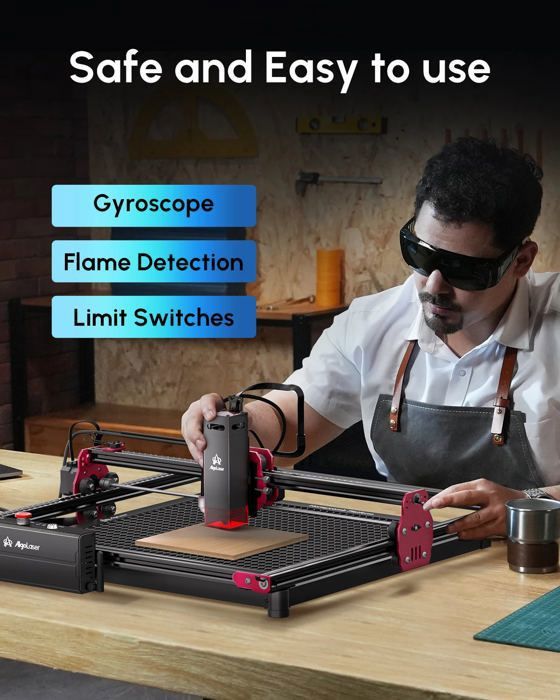 Kit de gravure laser DIY, 400x400mm, puissance 5W-10W, noir - Cdiscount ...