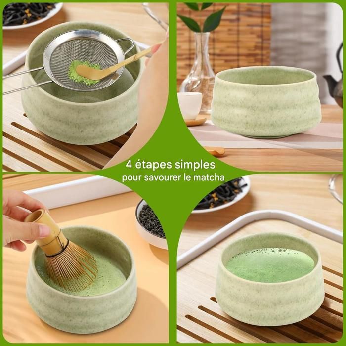 Matcha Kit-Kit Matcha-Matcha Set-5 pièces,avec fouet à matcha,cuillère ...