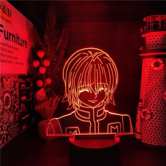 Lampe 3D Hunter X Hunter Killua Gon Hisoka Chrollo Feretailers ...