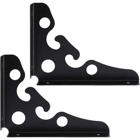 AJW-2 Pièces Equerre Etagere,Equerre Etagere Murale,Angulaire de ...