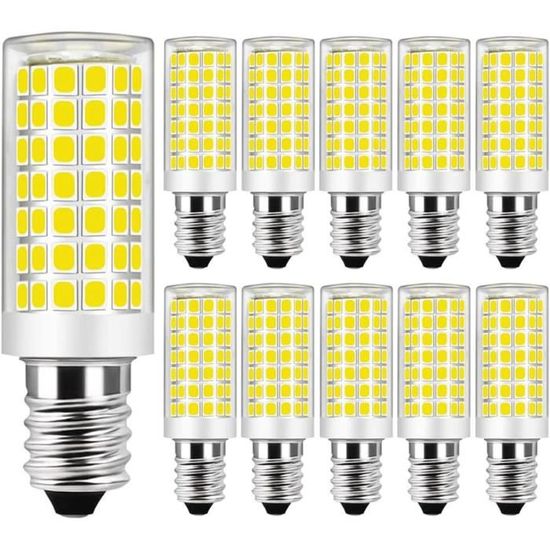 Ampoule LED E14 9W, Sans Scintillement, Blanc Froid 6000K, 750lm, Équivalent 75W Halogène, 88 ...