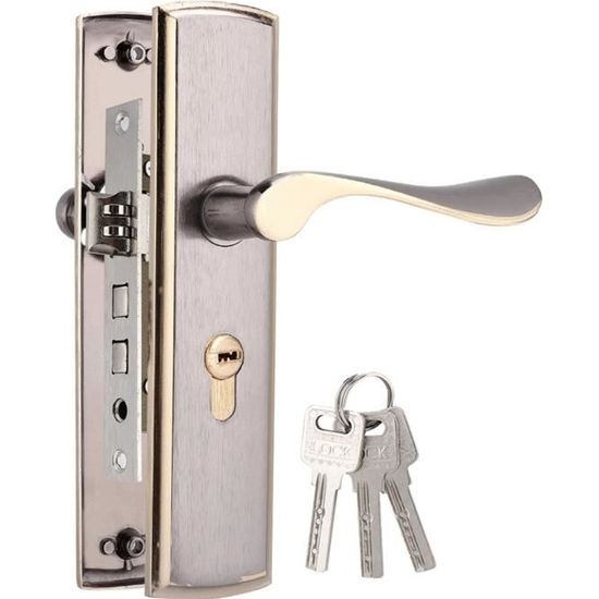 Serrure de porte - DIOCHE - Modèle 64502 - Aluminium - Sécurité ...