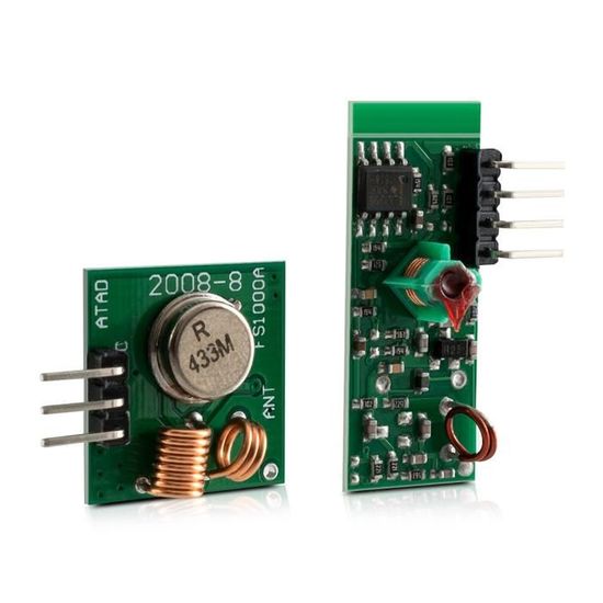 Kwmobile module radio émetteur récepteur 433 MHz pour Arduino et ...